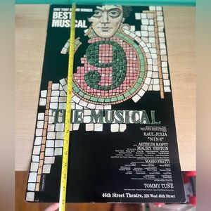 Art | Vintage 9 Broadway Musical Window Card | Poshmark